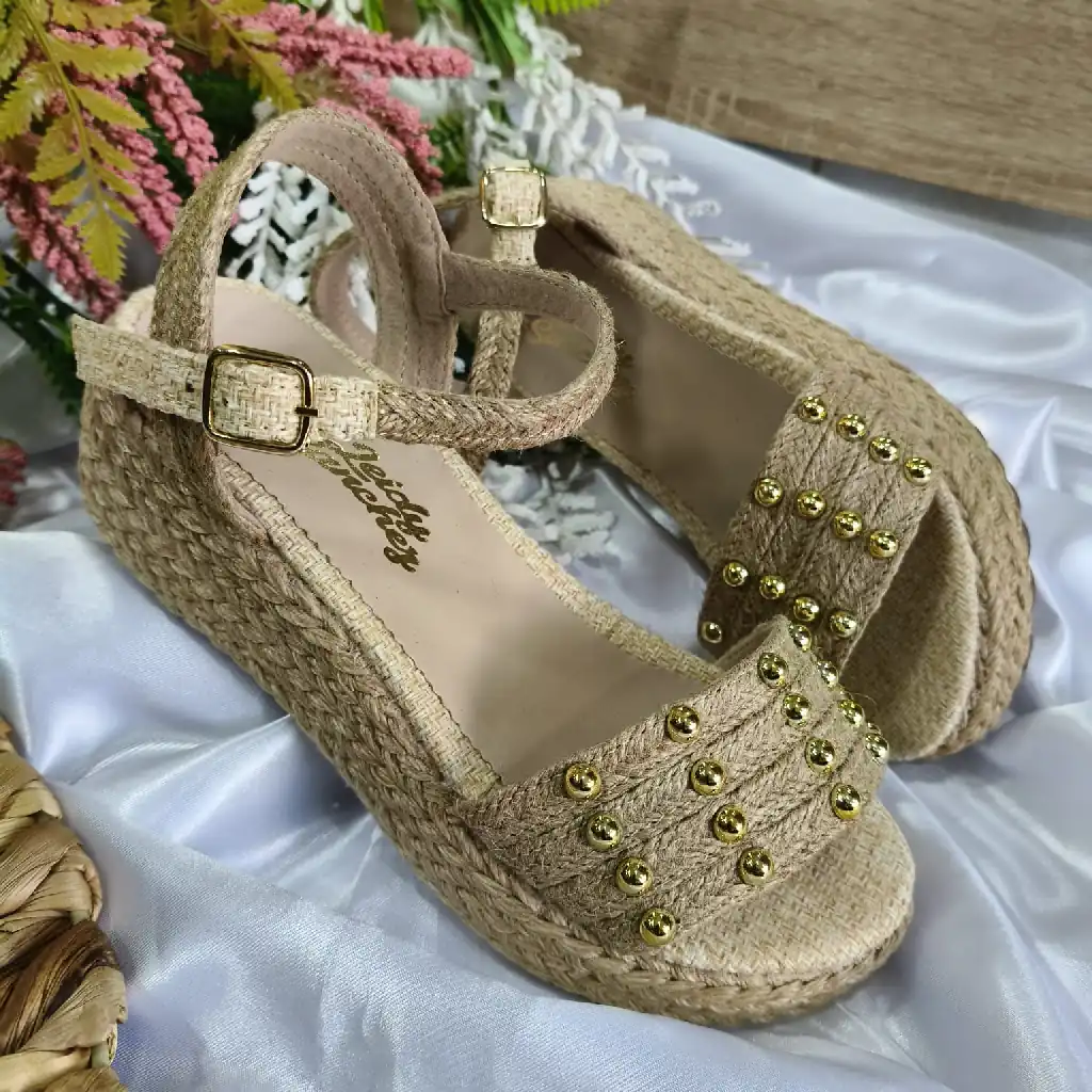 Sandalias con Plataforma en Yute - pamba.co