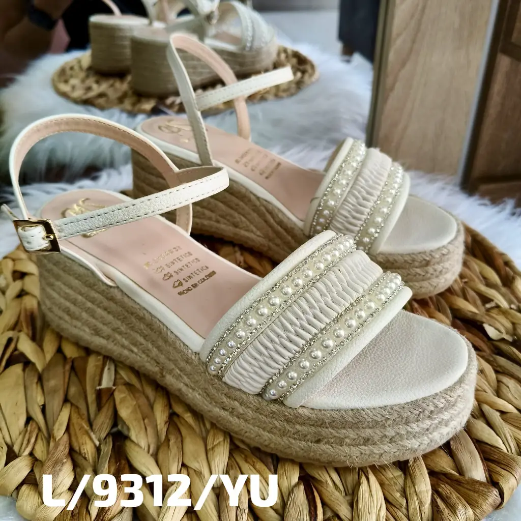 Sandalias de Plataforma en Yute - pamba.co
